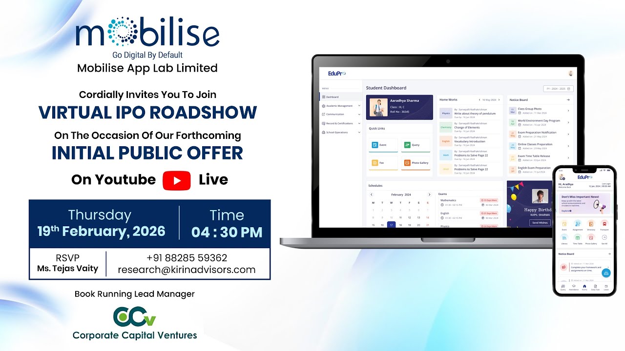 IPO Meet - Mobilise App Lab Limited - YouTube