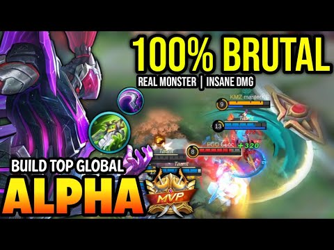 ALPHA BEST BUILD 2023 | TOP GLOBAL ALPHA GAMEPLAY | MOBILE LEGENDS ...