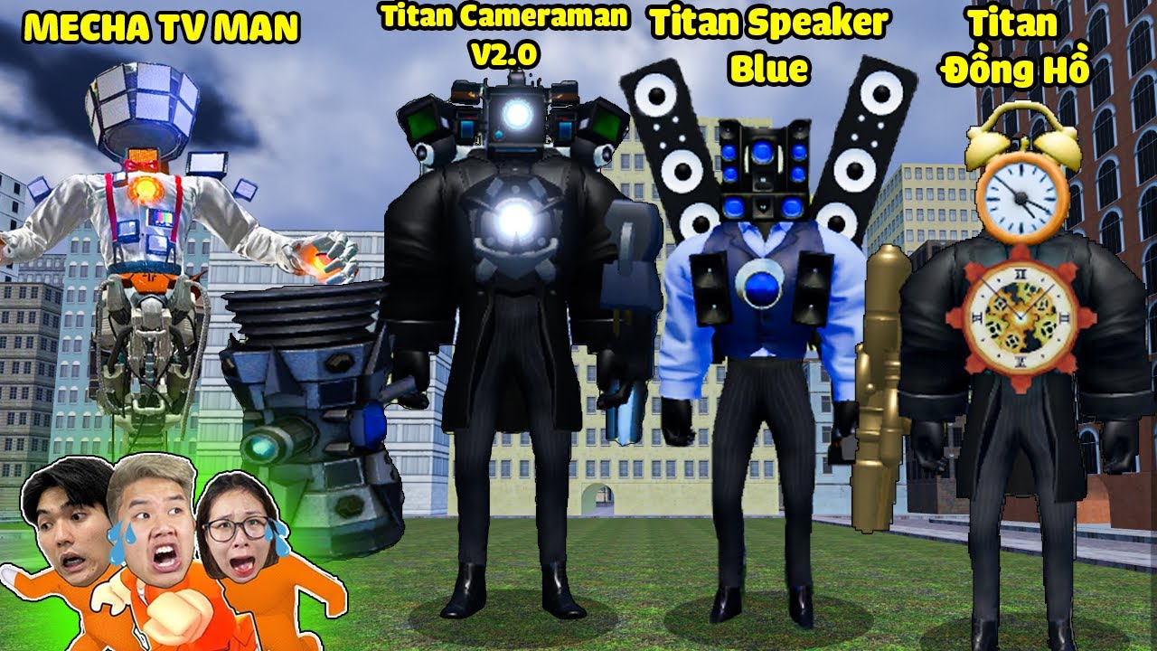 Huy Lơ Biến Hình TITAN CAMERA MAN ULTRA 2.0 Cực Khỏe Càn Quét Đội Quân ...