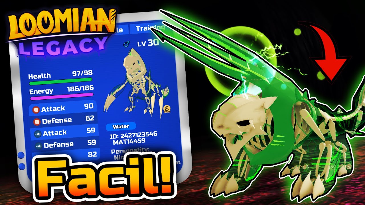 Consigue a DAKUDA Esqueleto! *Fácil y Gratis* Loomian Legacy Español ...