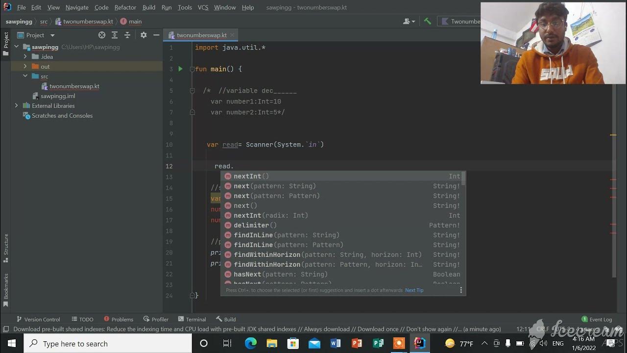 | Bangla Kotlin Tutorial |Swapping of two numbers in Kotlin programming ...