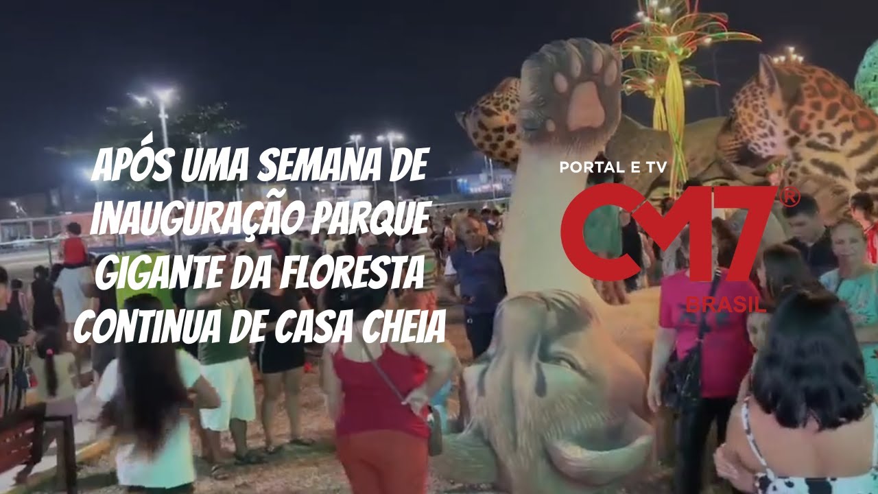 Após uma semana de inauguração Parque Gigante da Floresta continua de ...