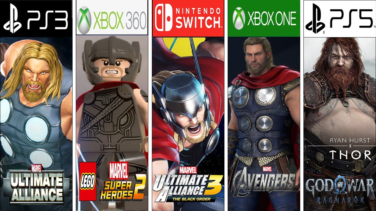 Evolution of Thor Games #gamehistory #evolutiongame #thor - YouTube