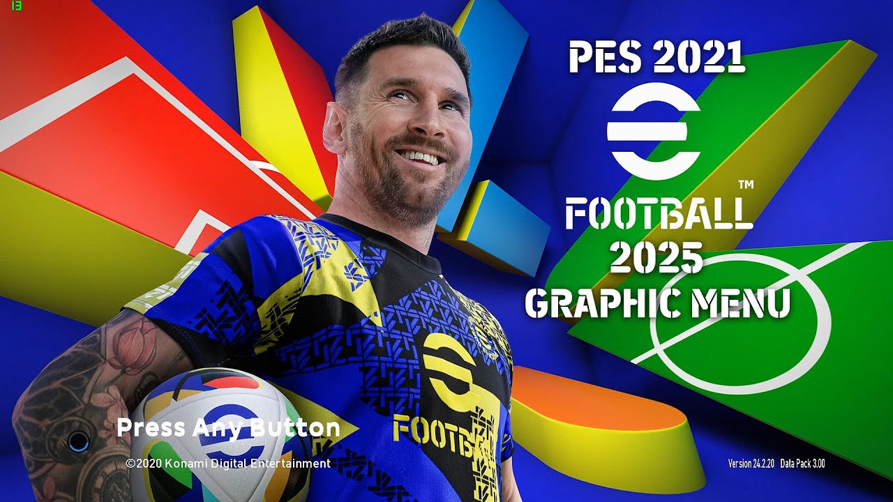 PES 2021 NEW GRAPHIC MENU EFOOTBALL 2025 - YouTube