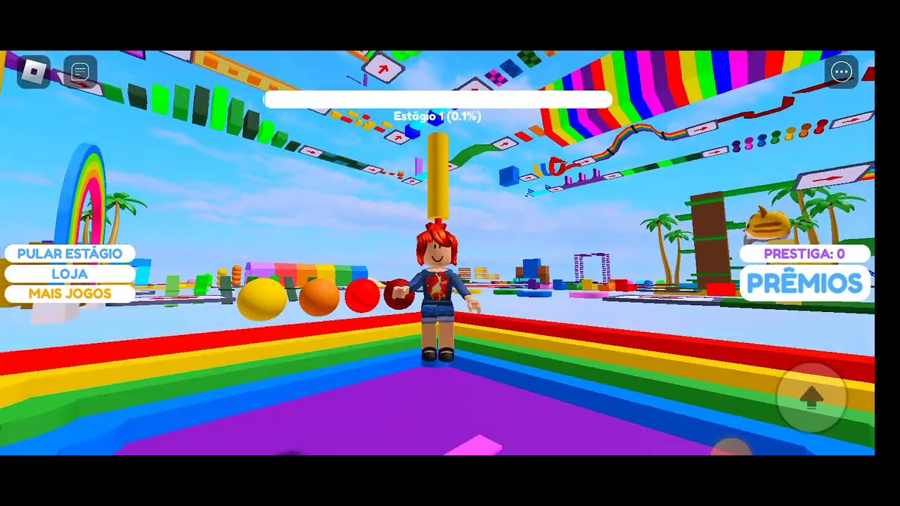 SE DIVERTINDO OBBY COLORIDO - YouTube