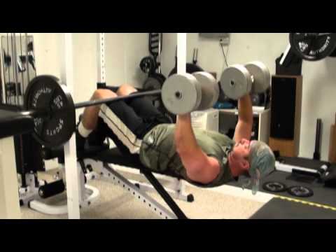 Back-Off-Bench Dumbbell Press - great beach-body exercise for hitting ...