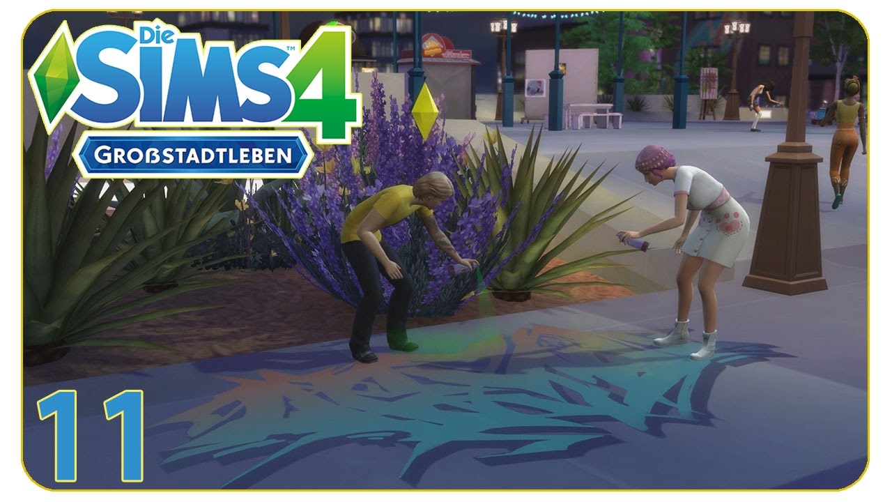 Das erste Graffiti #11 Die Sims 4 Großstadtleben - Spezialreihe 11 ...