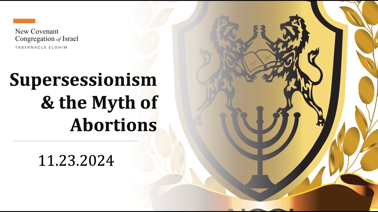 NCCI Shabbat Convocation 11.23.24 (Supersessionism and the Myth of ...