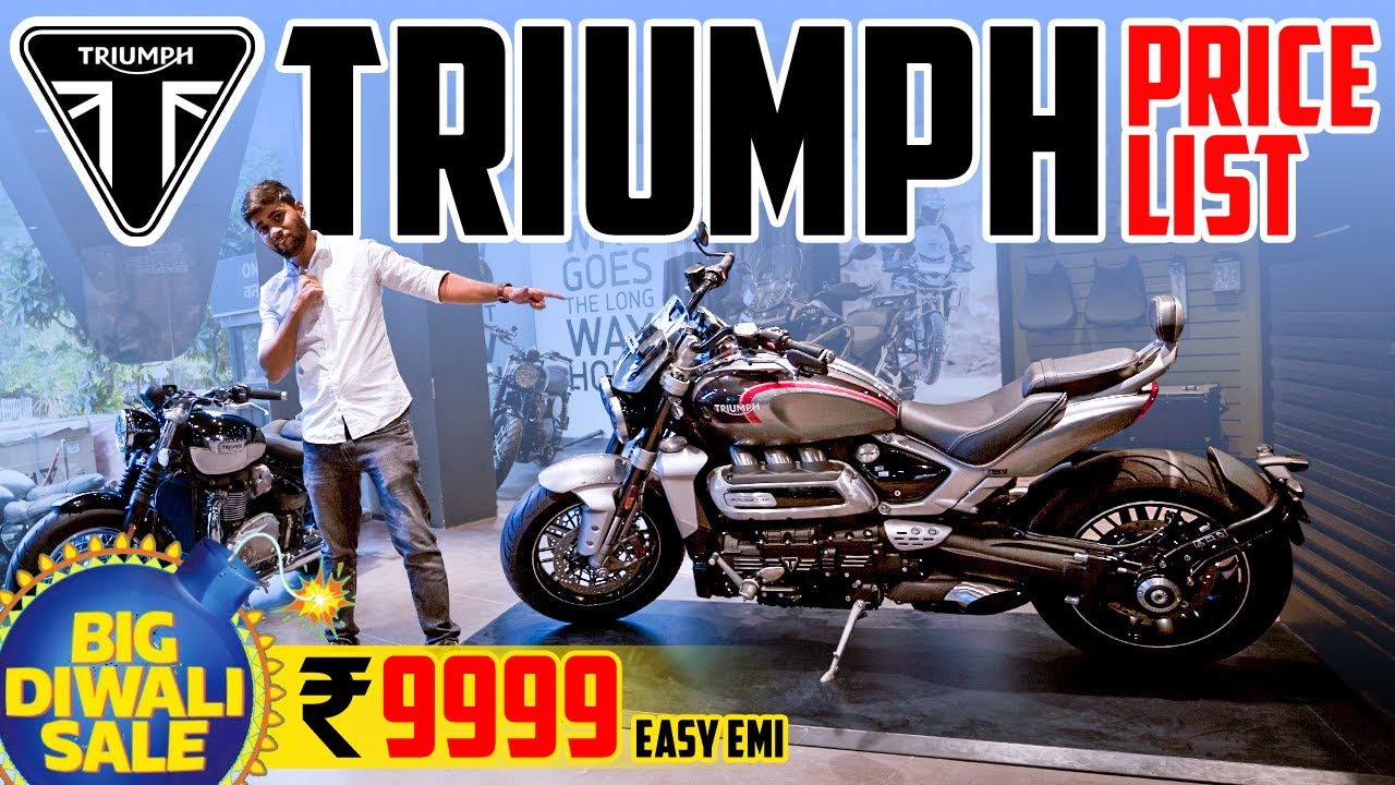 NEW 2022 All Triumph Bikes Complete Price List 🔥 Ft. Trident 660 ...