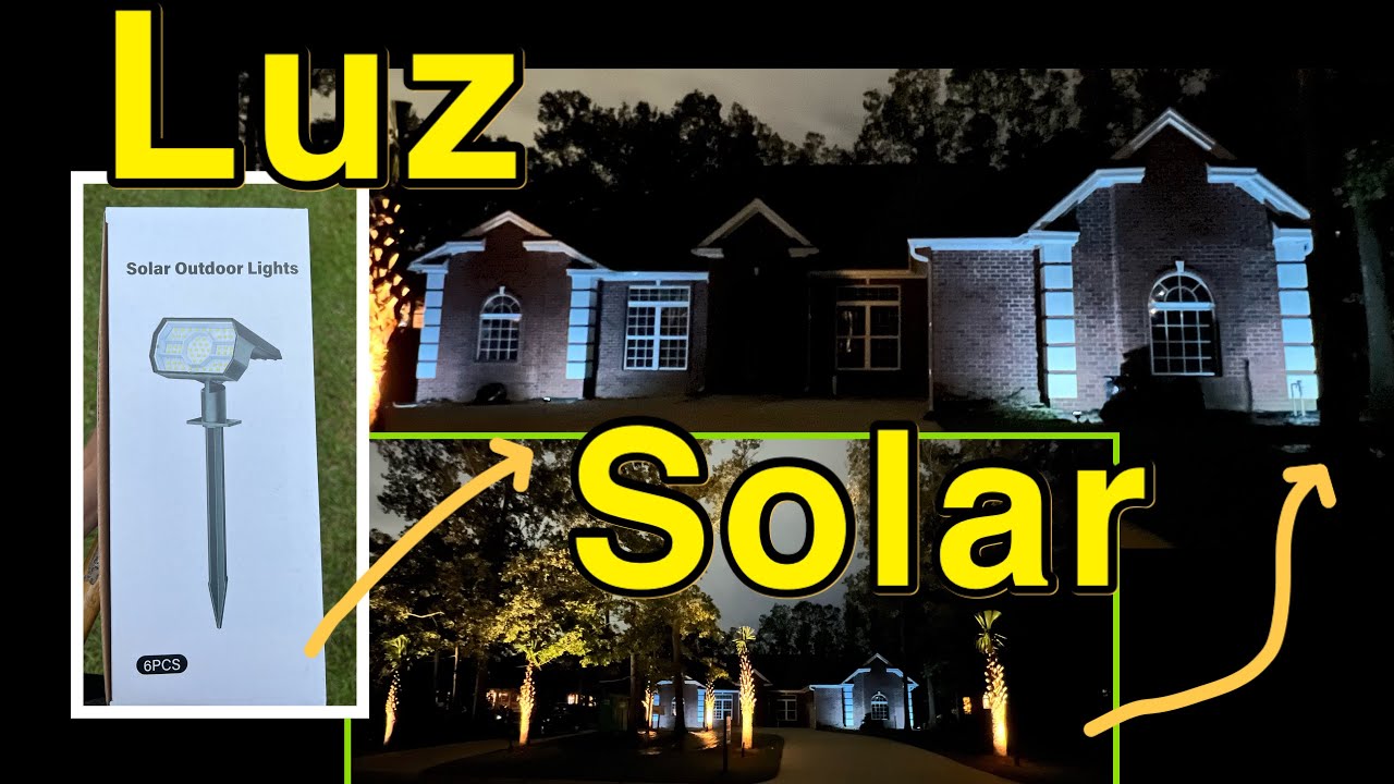 💡☀️ILUMINACIÓN DE PARED / INSTALANDO LUZ SOLAR / LUZ SOLAR DE AMAZON ...
