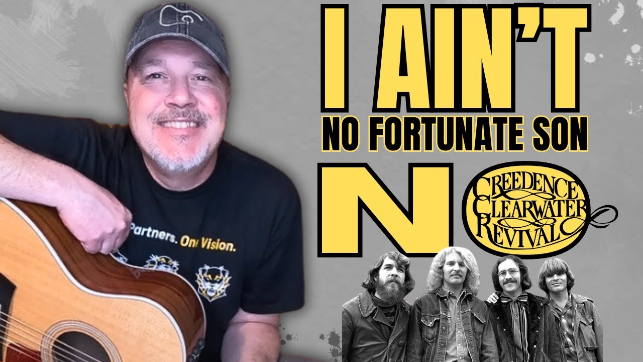 Step-by-Step Guitar Lesson: "Fortunate Son" by Creedence Clearwater ...