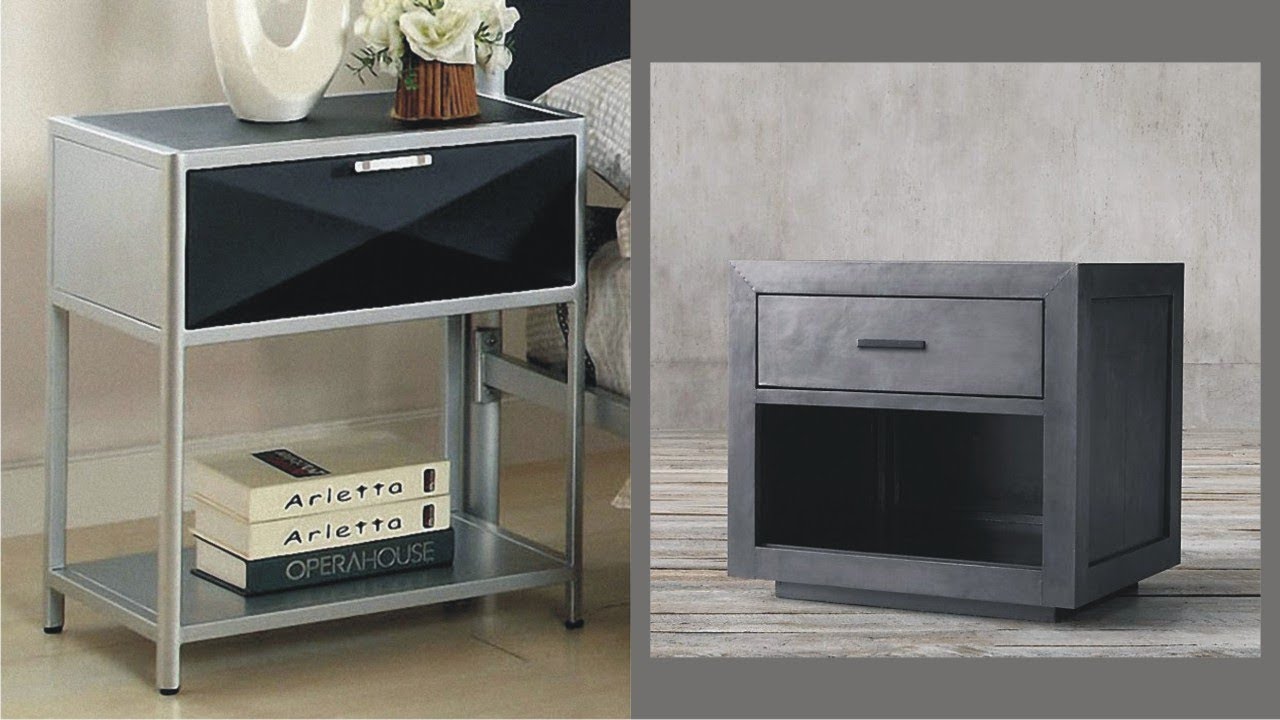 Gorgeous Metal Nightstand Ideas - YouTube