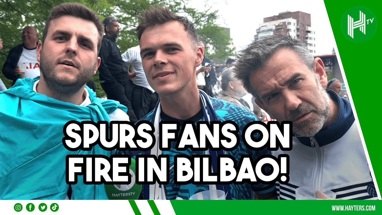 Spurs fans ON FIRE in Bilbao ahead of Europa League final 🔥 - YouTube