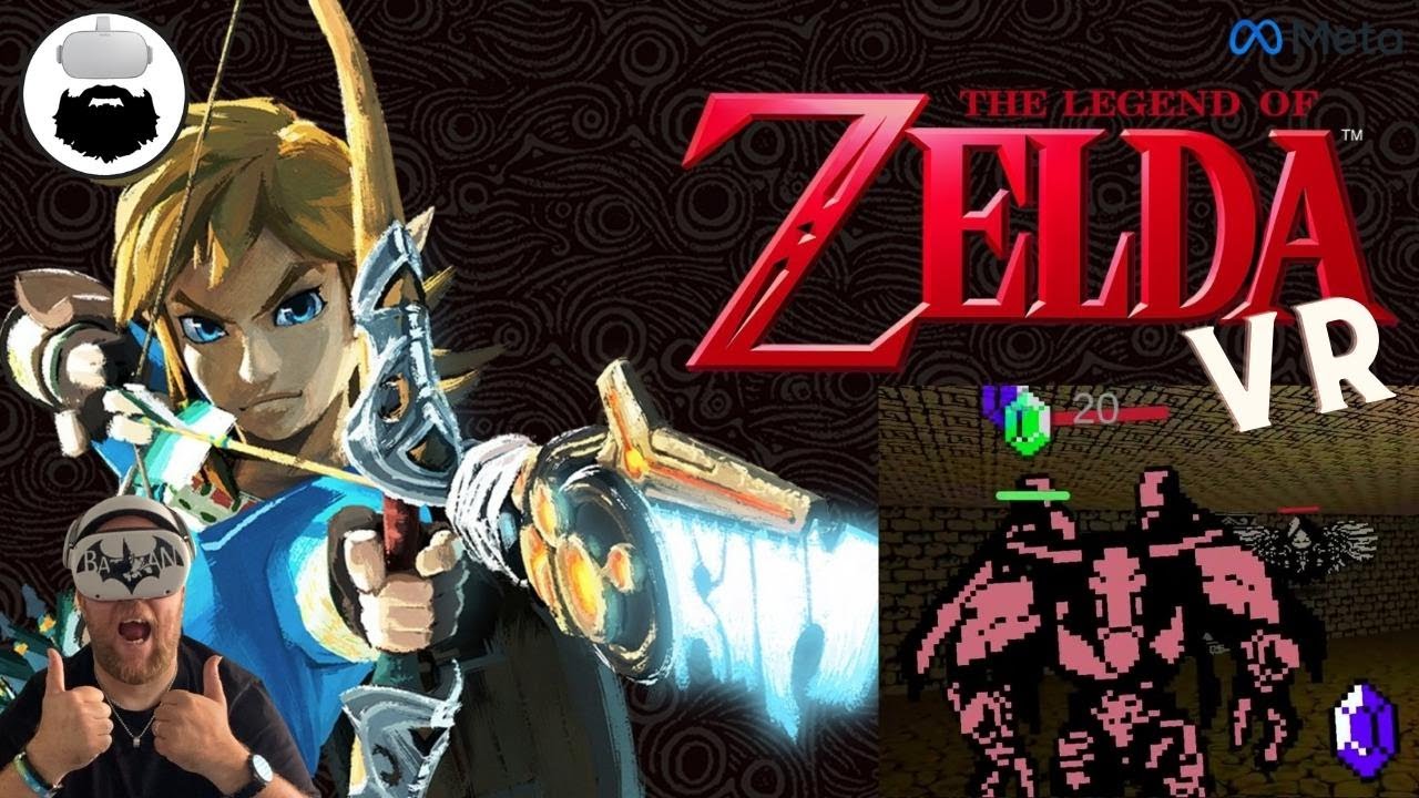 Legend of Zelda Classic VR. 8 Bit Gameplay. (Meta quest 2). - YouTube