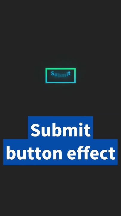 【HTML&CSS】Submit button effect #shorts #html #css #effects - YouTube