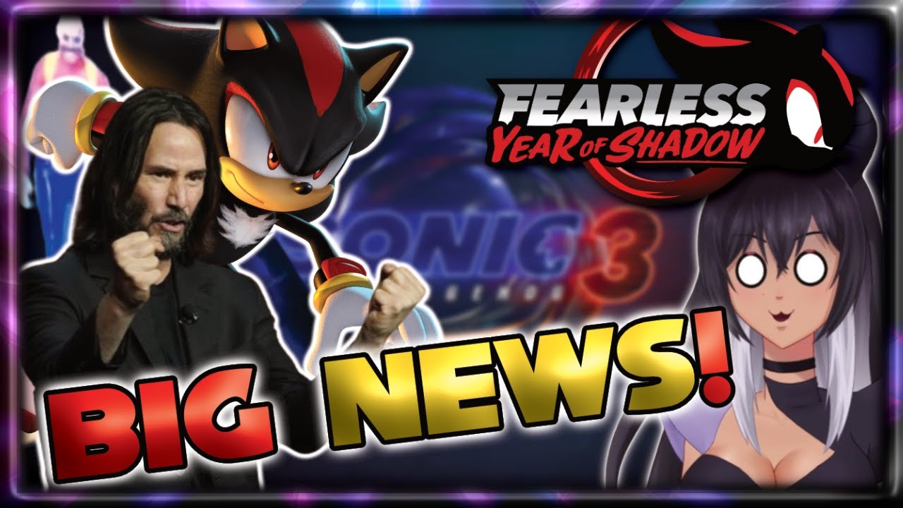 Shadow VA is Keanu Reeves in Sonic Movie 3 - Year of Shadow - CinemaCon ...