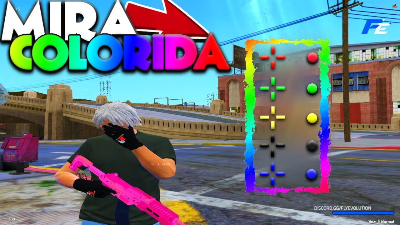 COMO MUDAR A COR DA MIRA NO FIVEM | SEM PROGRAMAS 2021 - YouTube
