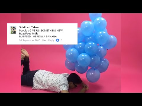 How Many Balloons Does It Take To Levitate A Banana? || Feat. Shayan Roy