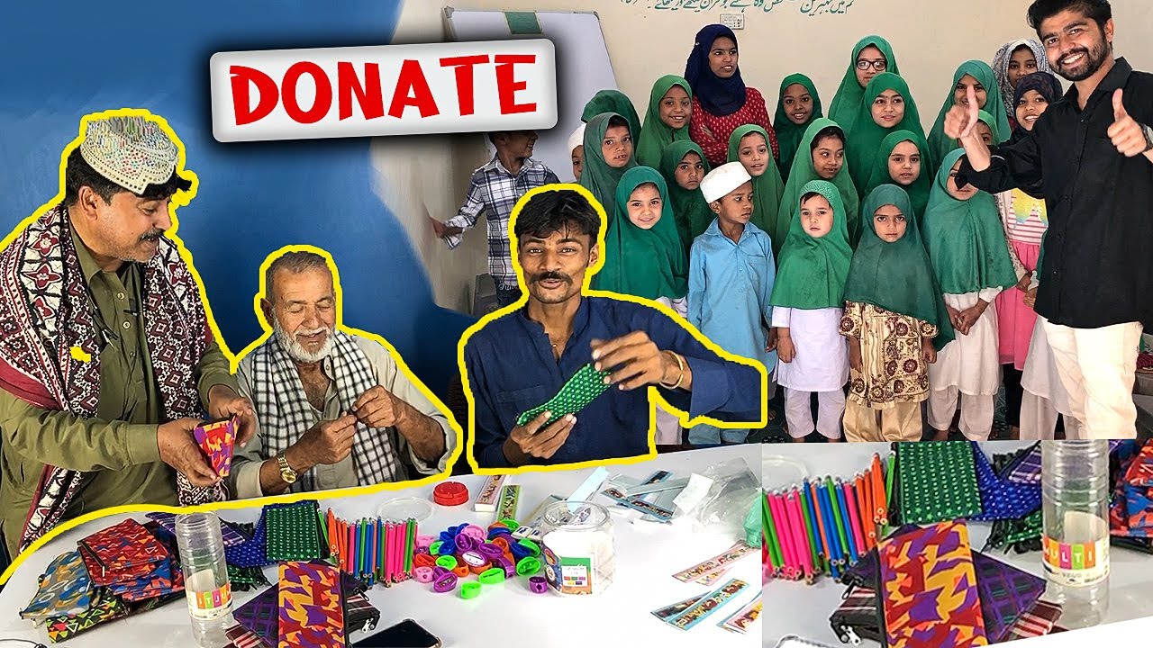 Tribal People Distribute School Supplies to Tribal Kids - YouTube