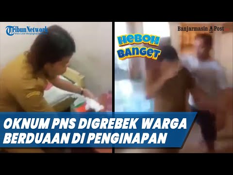 Oknum Berseragam ASN Digerebek Warga Berduaan di Penginapan
