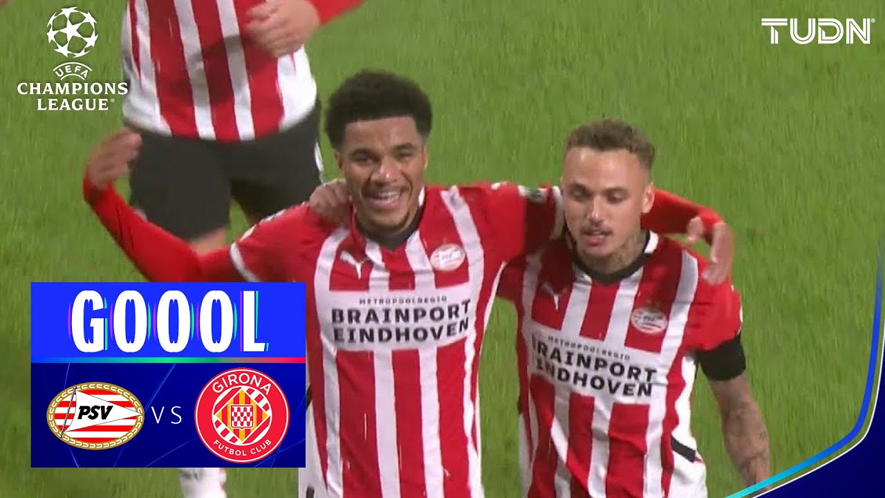 ¡Tillman hace el segundo! GOOL del PSV | PSV 2-0 Girona | UEFA ...