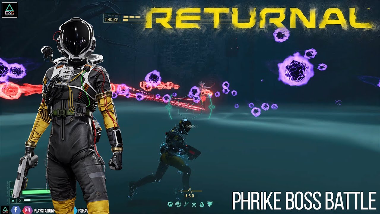 Returnal - Phrike Boss Battle Gameplay - YouTube