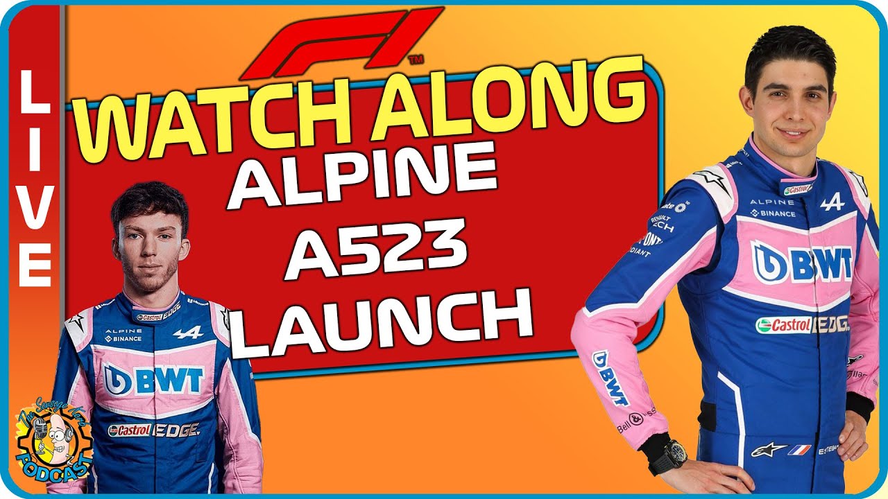 Alpine A523 2023 F1 car launch watch along - YouTube