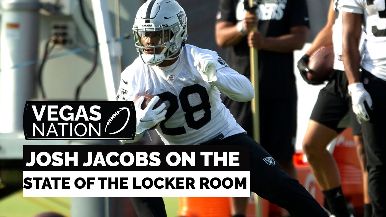 Josh Jacobs says he's working to bring positive energy to the team ...