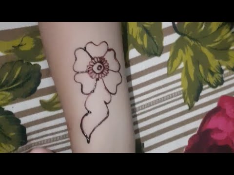 simple dil mehndi for little baby from bia parla - YouTube