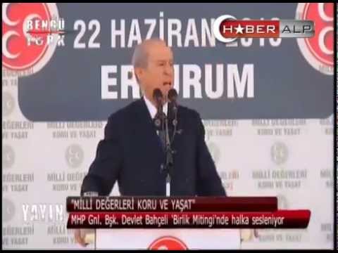 MHP Lideri Bahçeli'nin Duygusal Konuşması