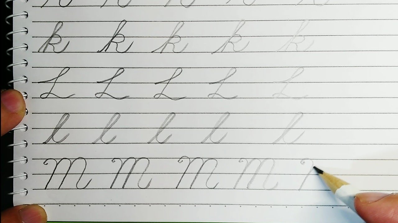 A-Z with small letters | Basic English Cursive Writing For Filipinos ...