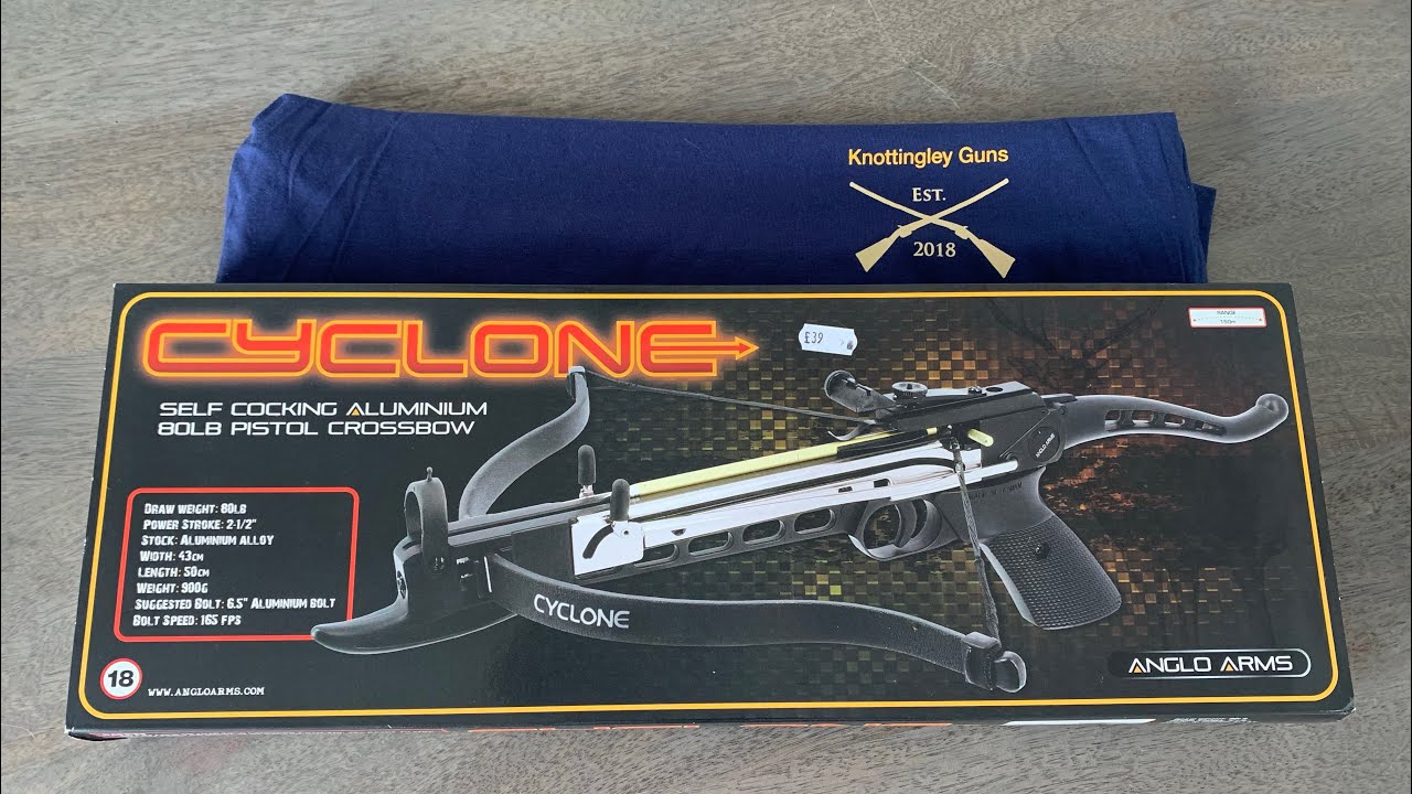 Angle Arms Cyclone Pistol Crossbow Review 🏹🎯 - YouTube
