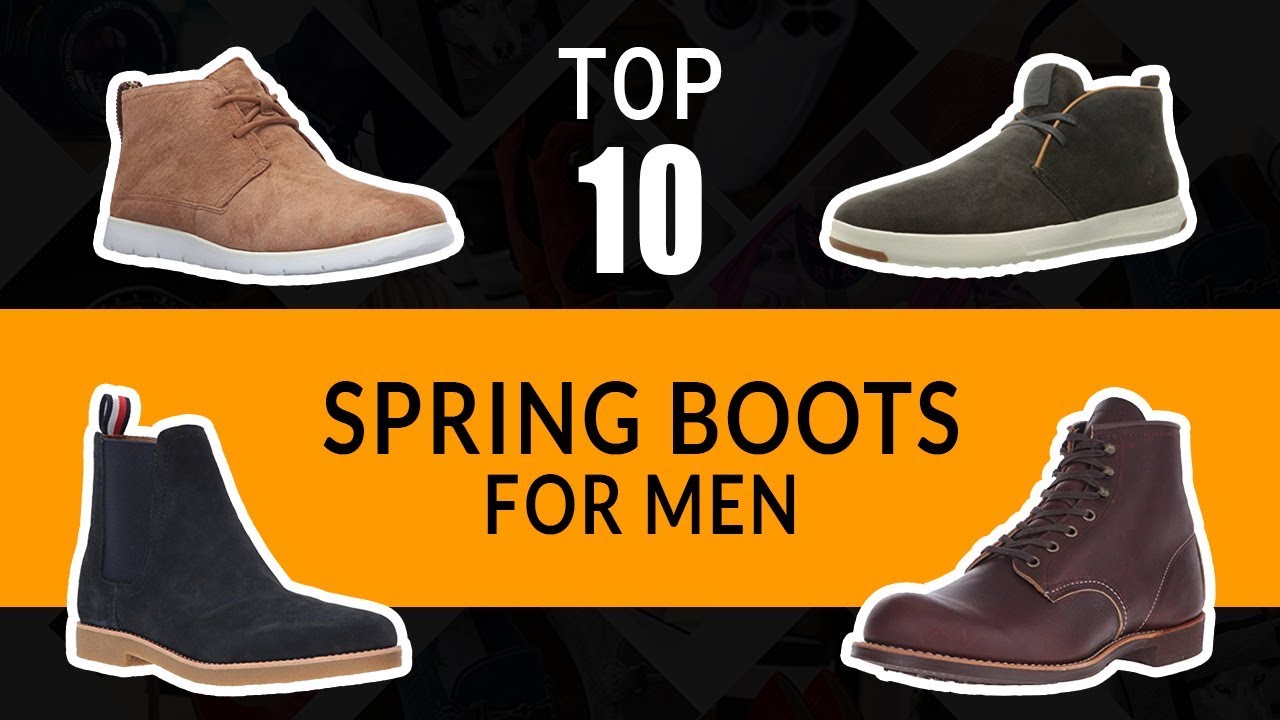 10 Best Men's Spring Boot || Best Shoes for Men - YouTube
