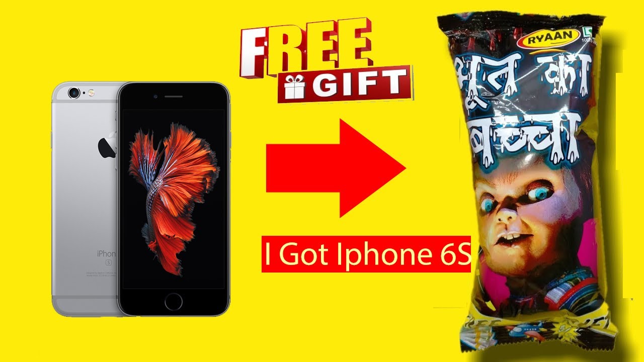 Free inside gift mobile phone Free gift inside snacks only 5/- - YouTube