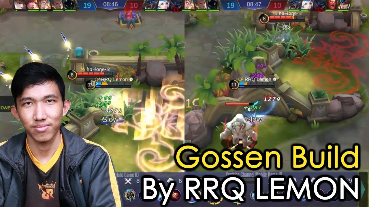 Gossen build by RRQ Lemon | Mobile Legends New Hero - YouTube