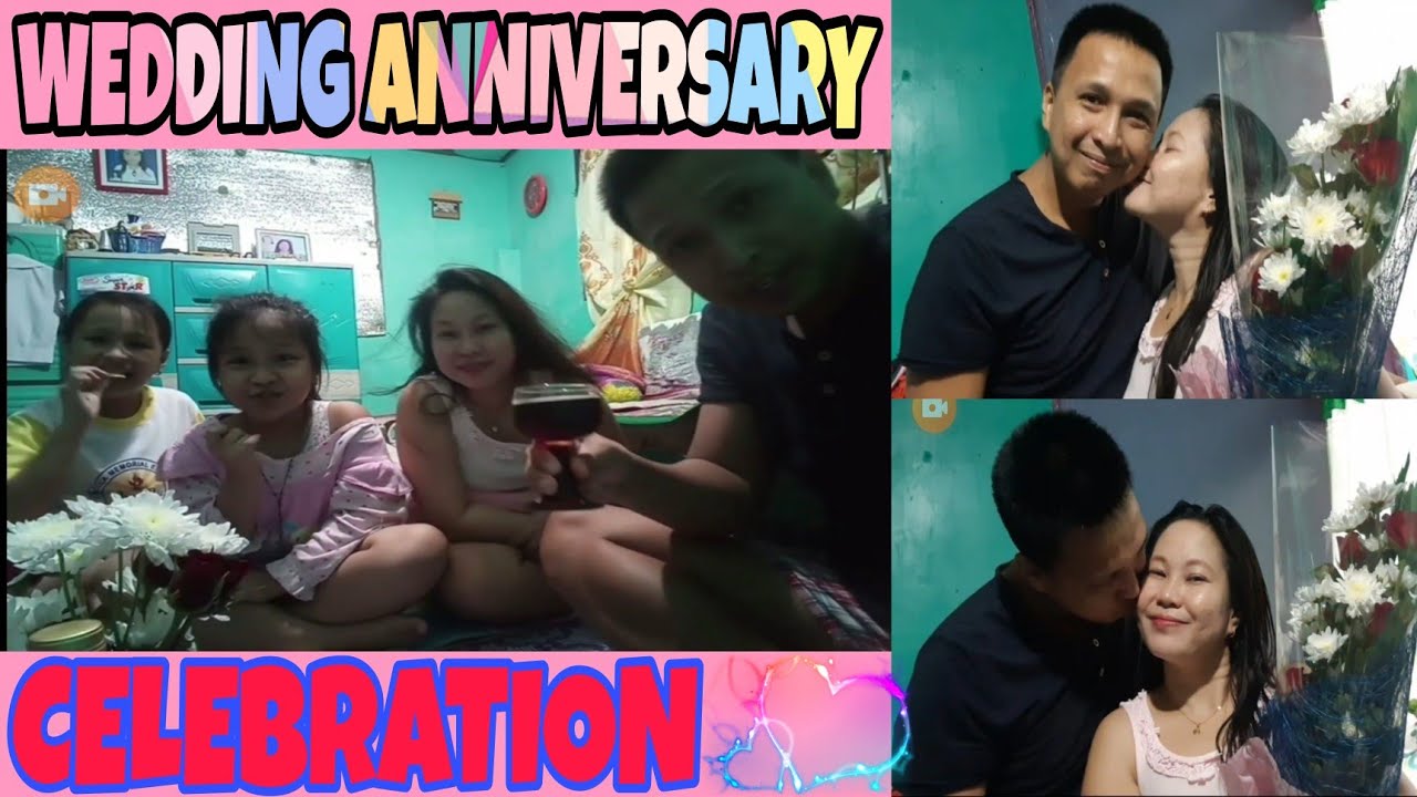 OUR WEDDING ANNIVERSARY | SIMPLE CELEBRATION | FAMILIA ALEJO - YouTube