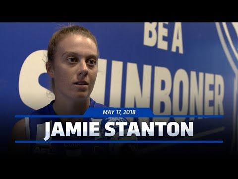 AFLW: Jamie Stanton interview (May 17, 2018) - YouTube