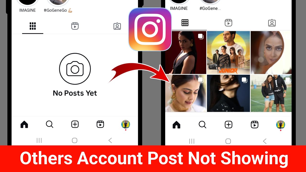 Fix Instagram Others Account Posts Not Showing Problem || Instagram No ...