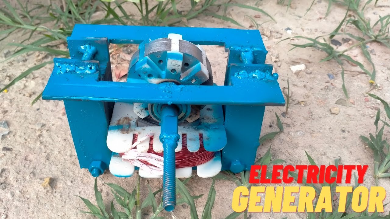 How T o Make A 230v Electricity Generator At Home - YouTube