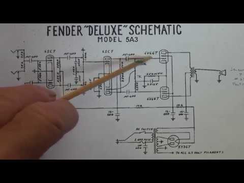 Fender Tweed Deluxe Schematic