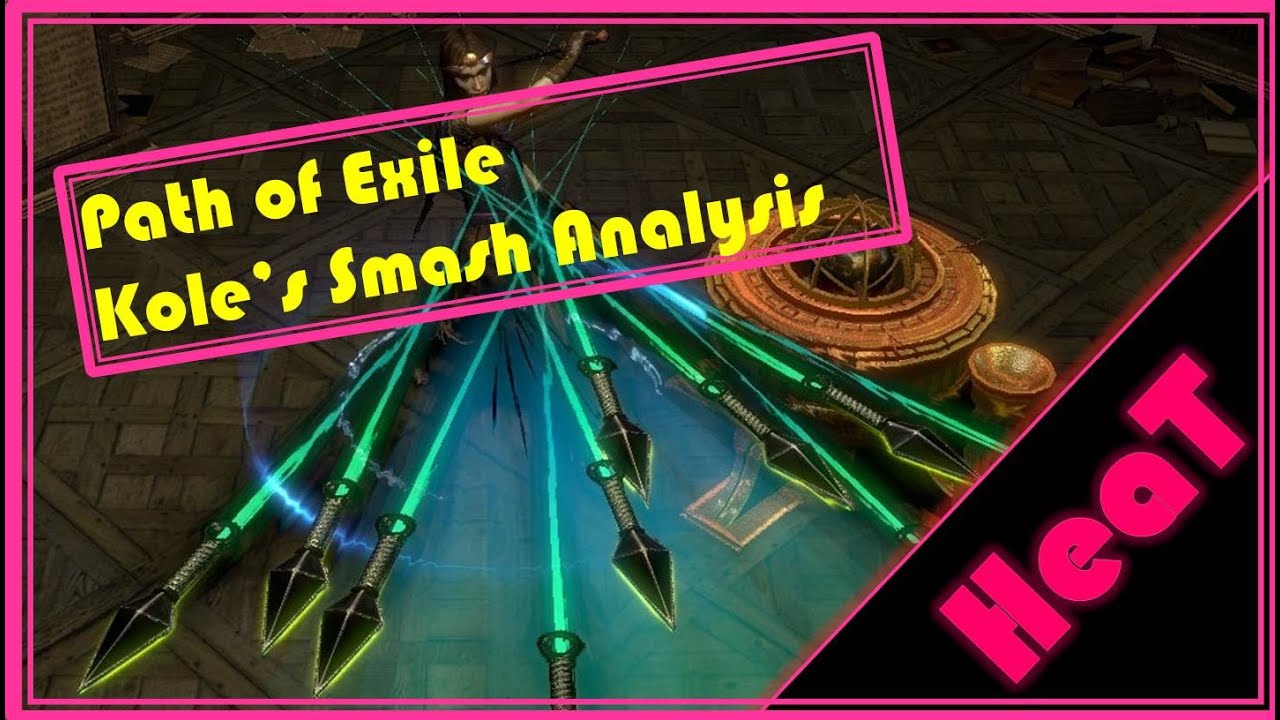 Path of Exile - Colonnade Kole Smash Analysis - CI Tank - YouTube