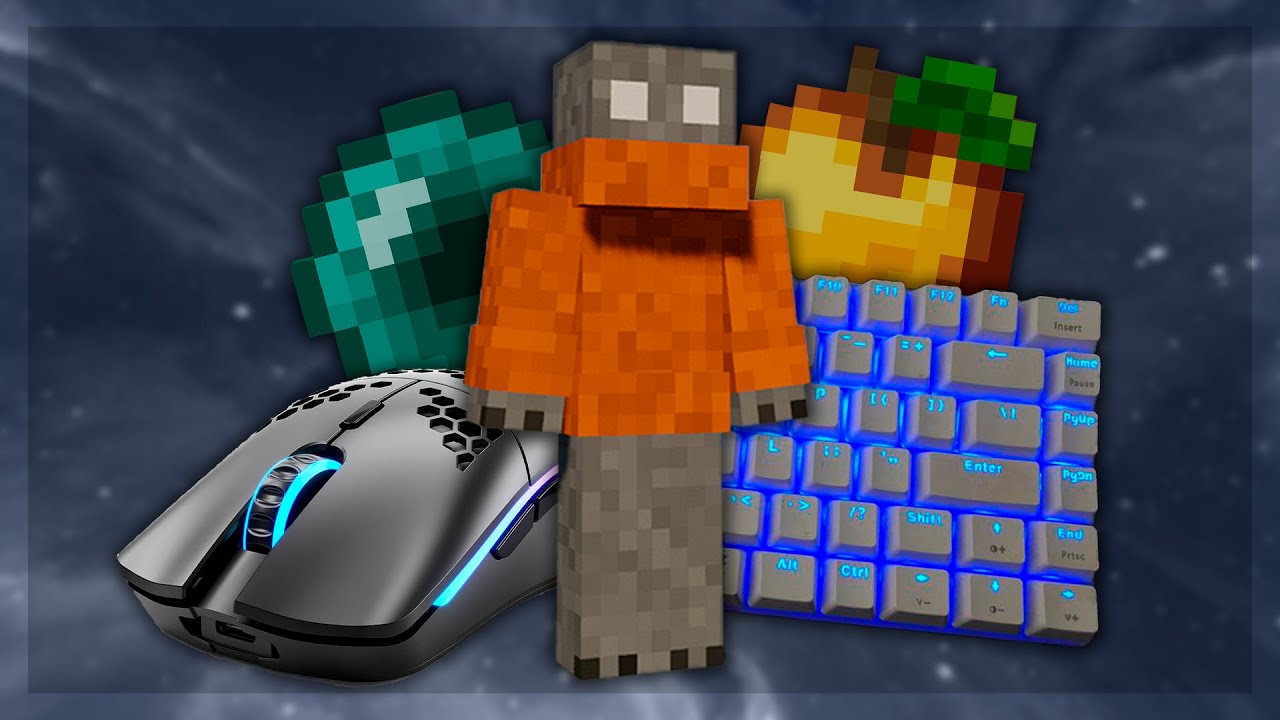 Clicky Mechanical Keyboard & Mouse Sounds ASMR Minecraft Gameplay - YouTube