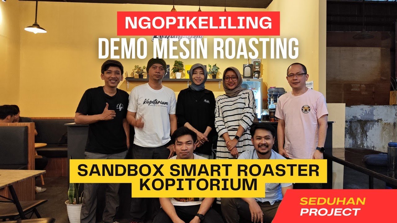 Demo Mesin Roasting Sandbox di Kopitorium #ngopikeliling - YouTube