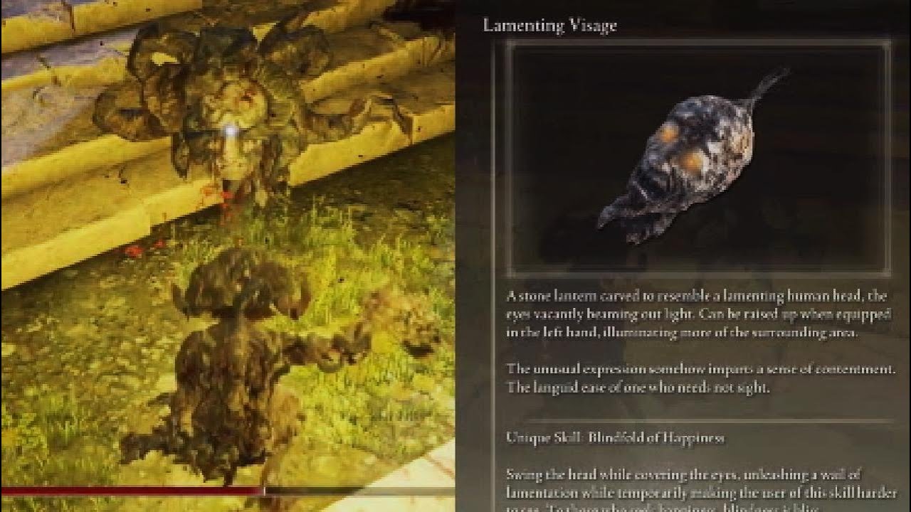 Elden Ring DLC Lamenting Visage Move Set Demonstration and Location ...