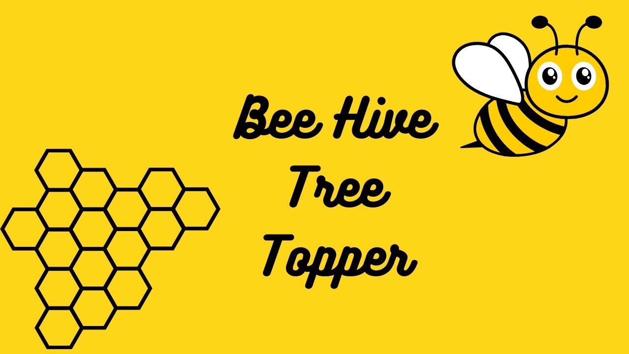 Bee Hive Tree Topper - YouTube