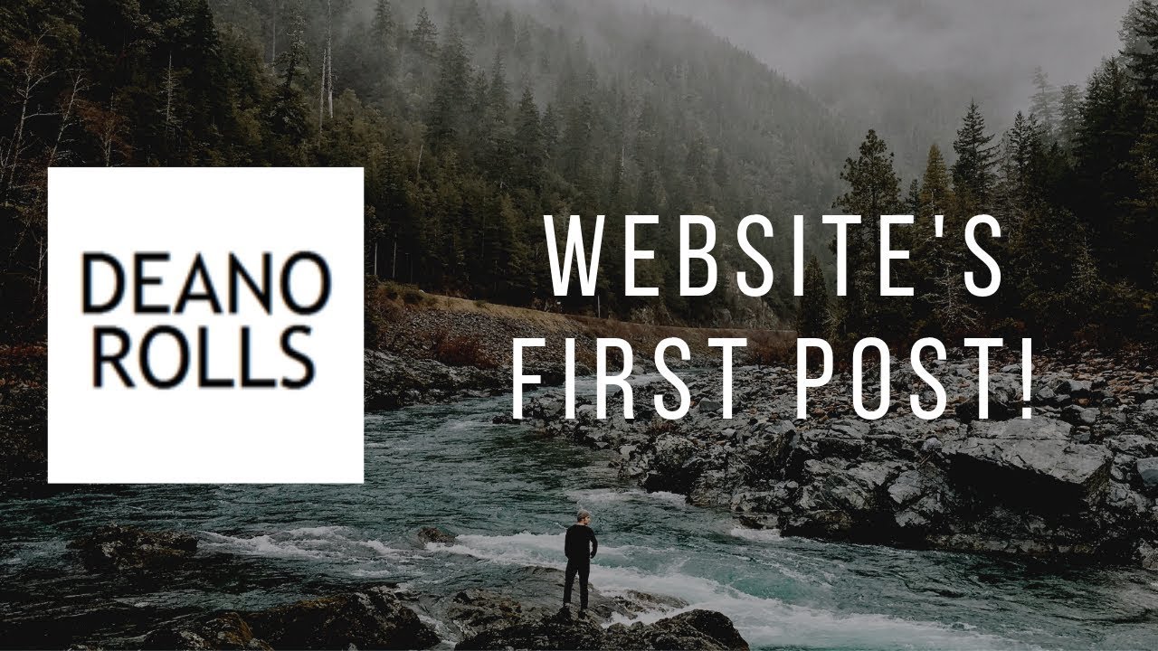 Website's First Post! - YouTube