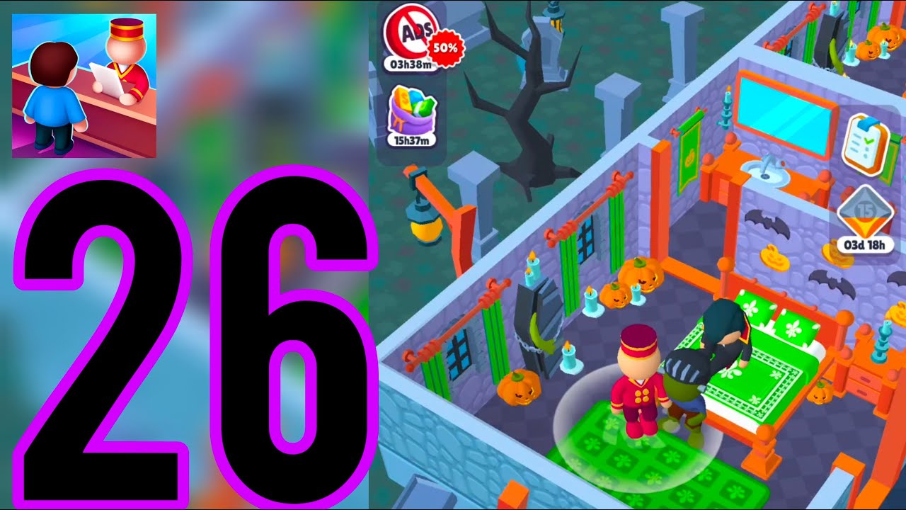 My Perfect Hotel - Gameplay Walkthrough Part 26 | Spooky Hotel | Levels ...