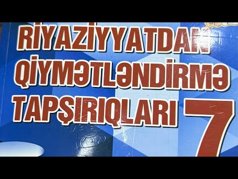 Ksq-8 Namazov qiymetlendirme 7ci sinif sehife-199 (yeni nesr) A varianti