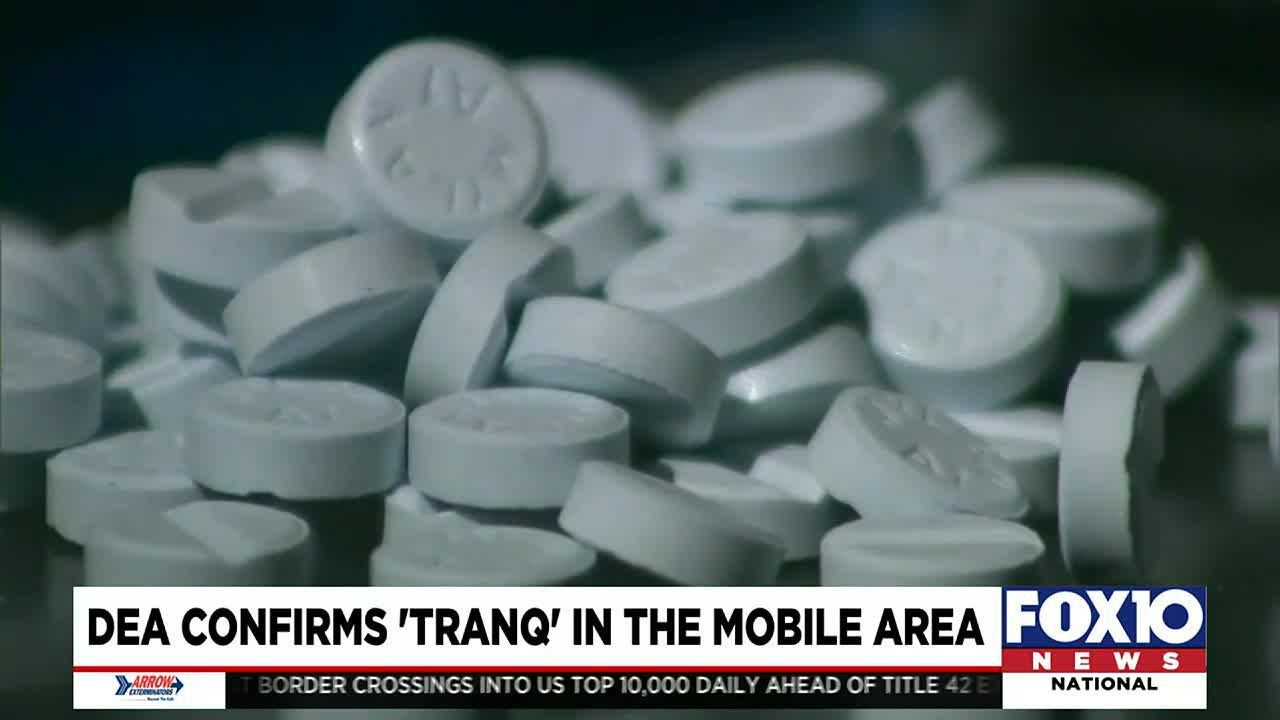 Mobile DEA says agents recently found tranq in the Mobile area - YouTube