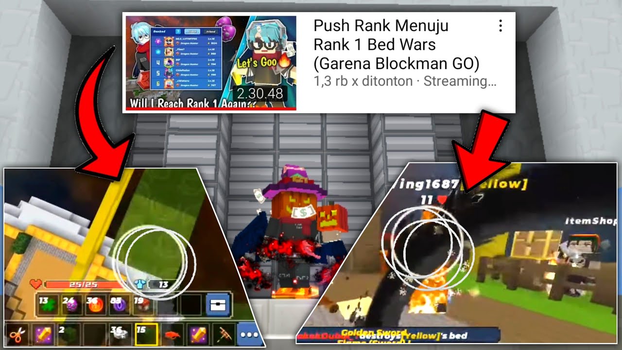 My CLIP While I Doing JITTER In Live Stream (Garena Blockman GO) - YouTube